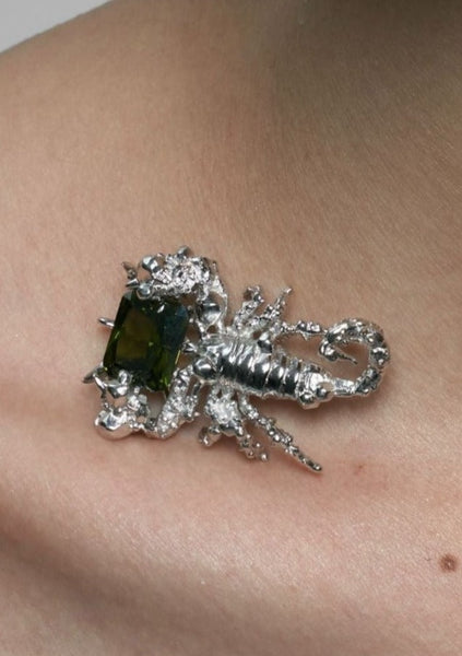 Ancient Future Gem Stone Scorpion Necklace – APOC STORE