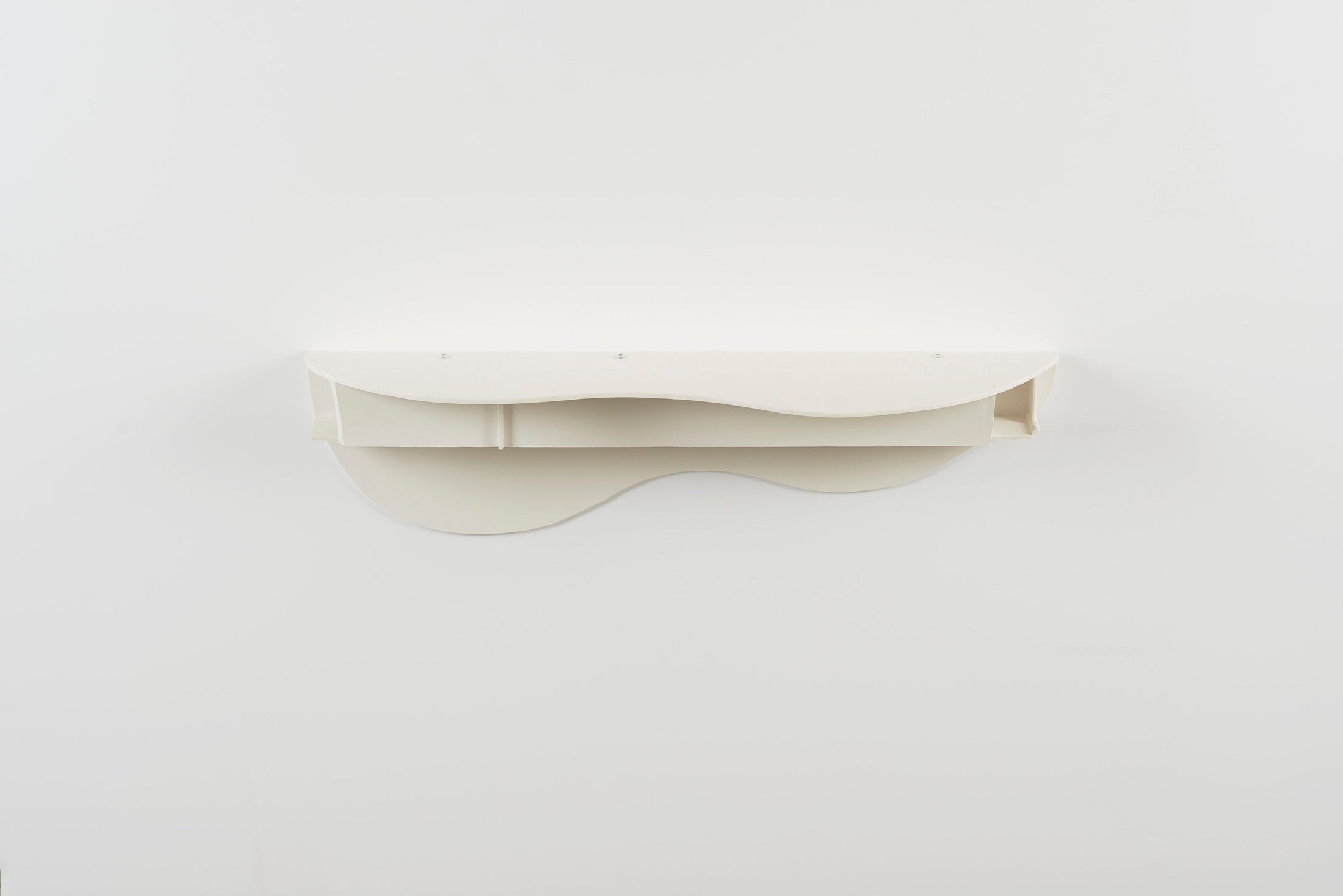 Wave wall shelf - white – APOC STORE