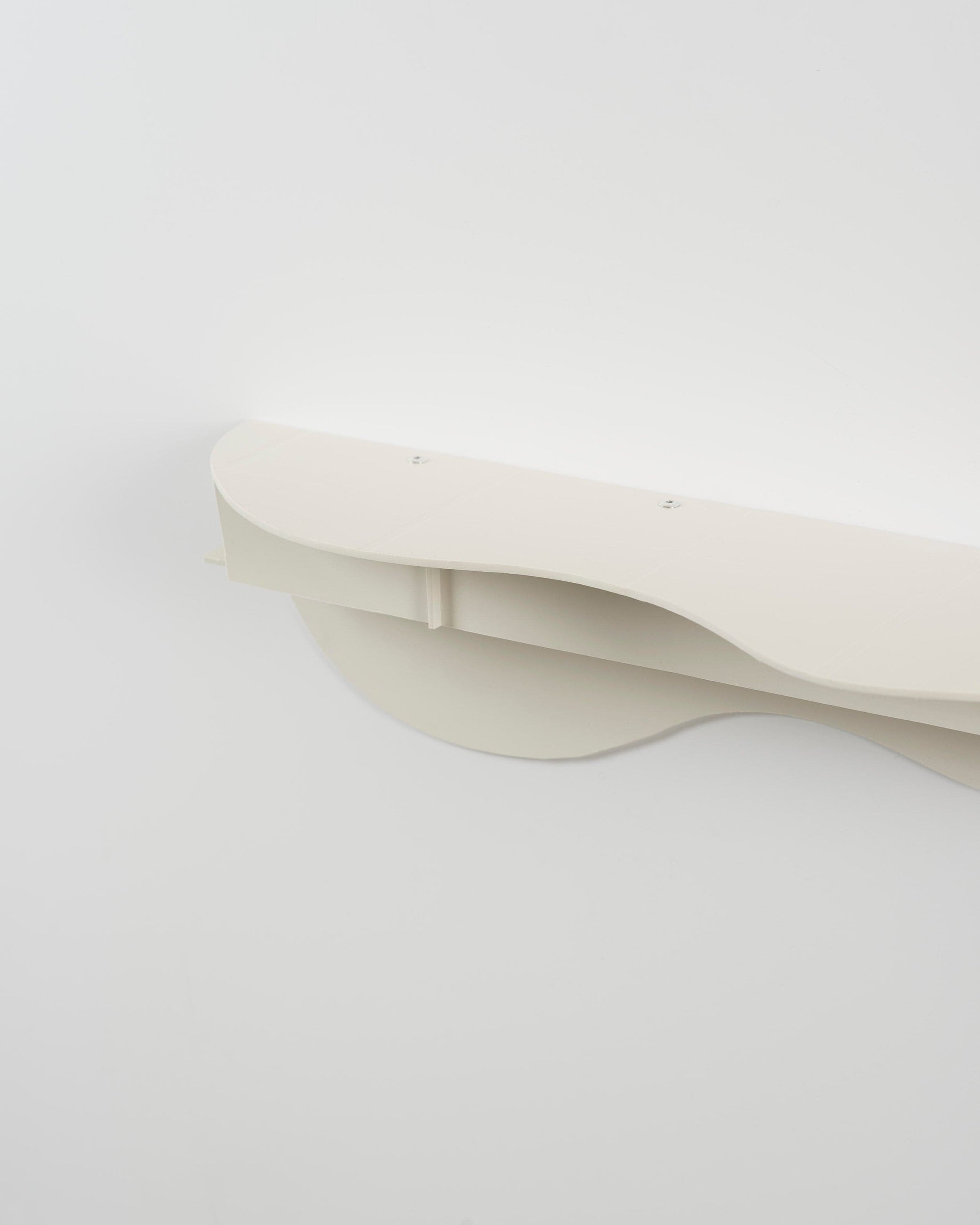 Wave wall shelf - white – APOC STORE
