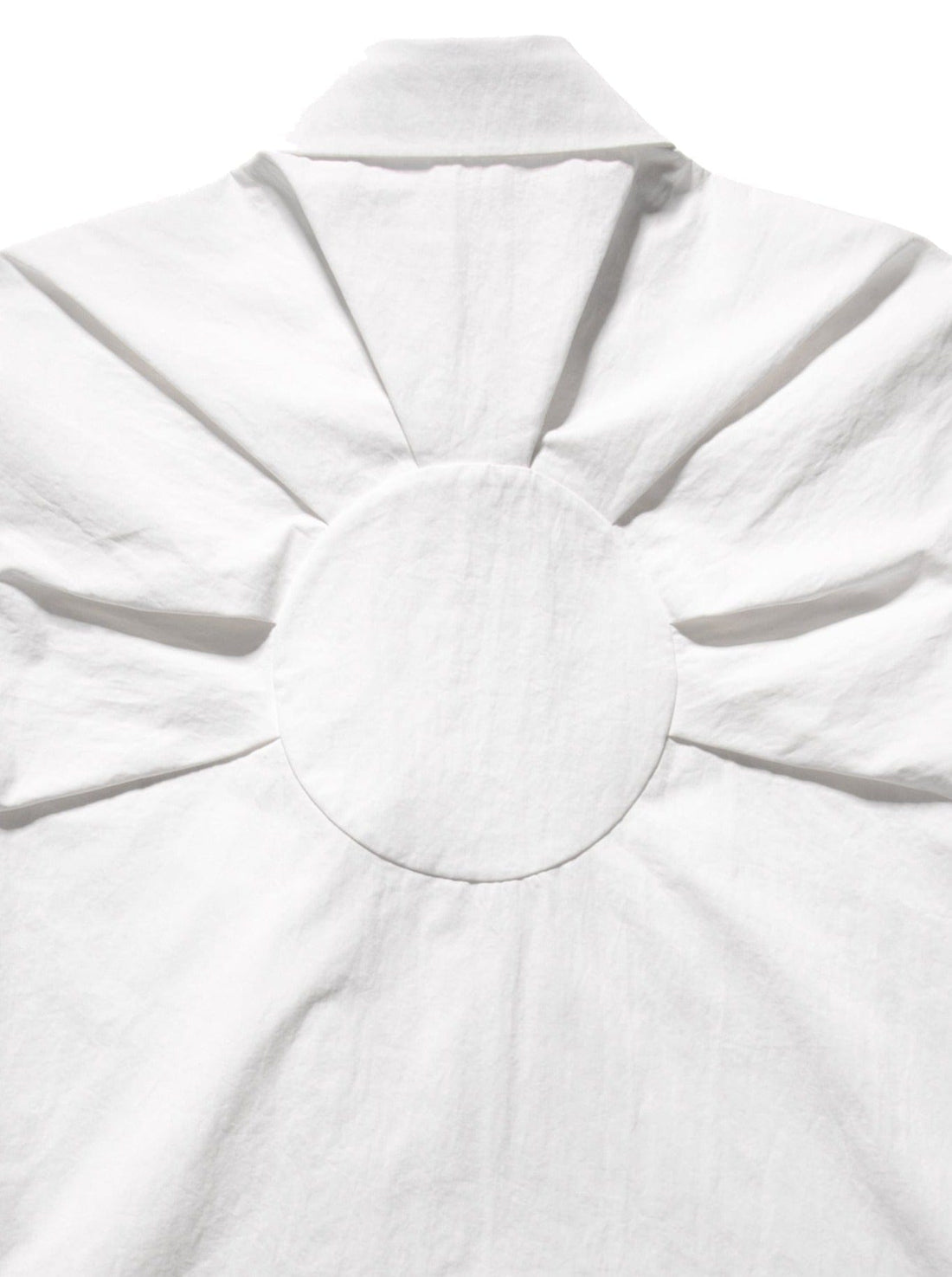Pleated Hidden Button Shirts White – APOC STORE