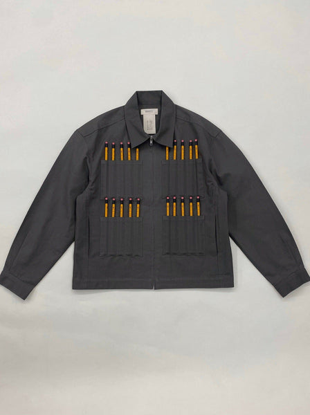 EGNARTS PEN JACKETS CHARCOAL – APOC STORE