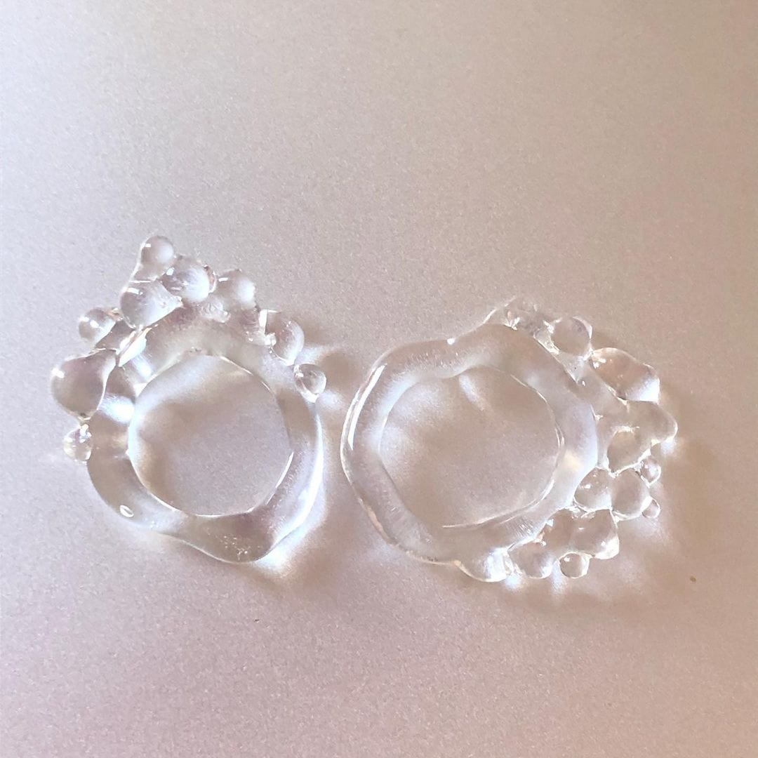 Rain and Rivers Ring 00067 Transparent – APOC STORE