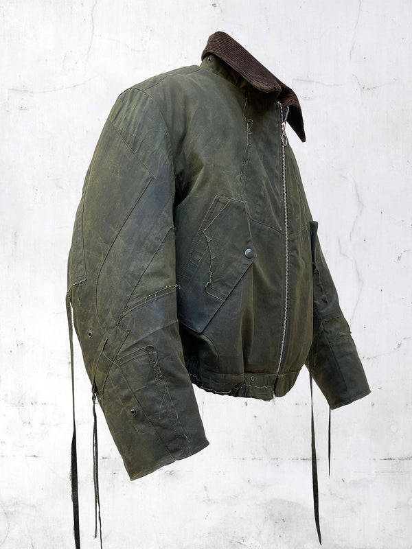 UNDER THE SIGN PATCHWORK BOMBER JACKET VERT – APOC STORE