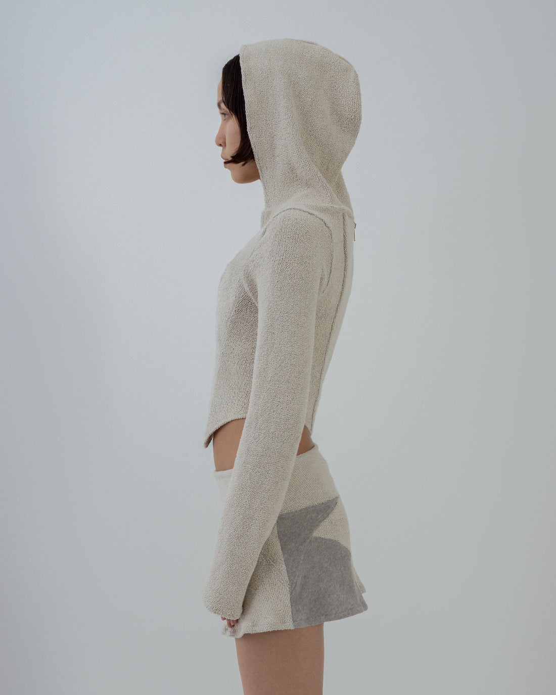 TERRY CLOTH HOODED CORSET BONE – APOC STORE