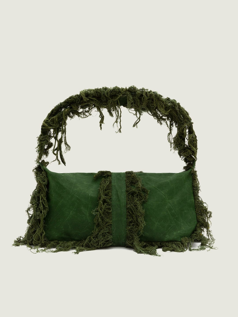 Solitude Studios Forest Green Essence Oilskin Bag – APOC STORE
