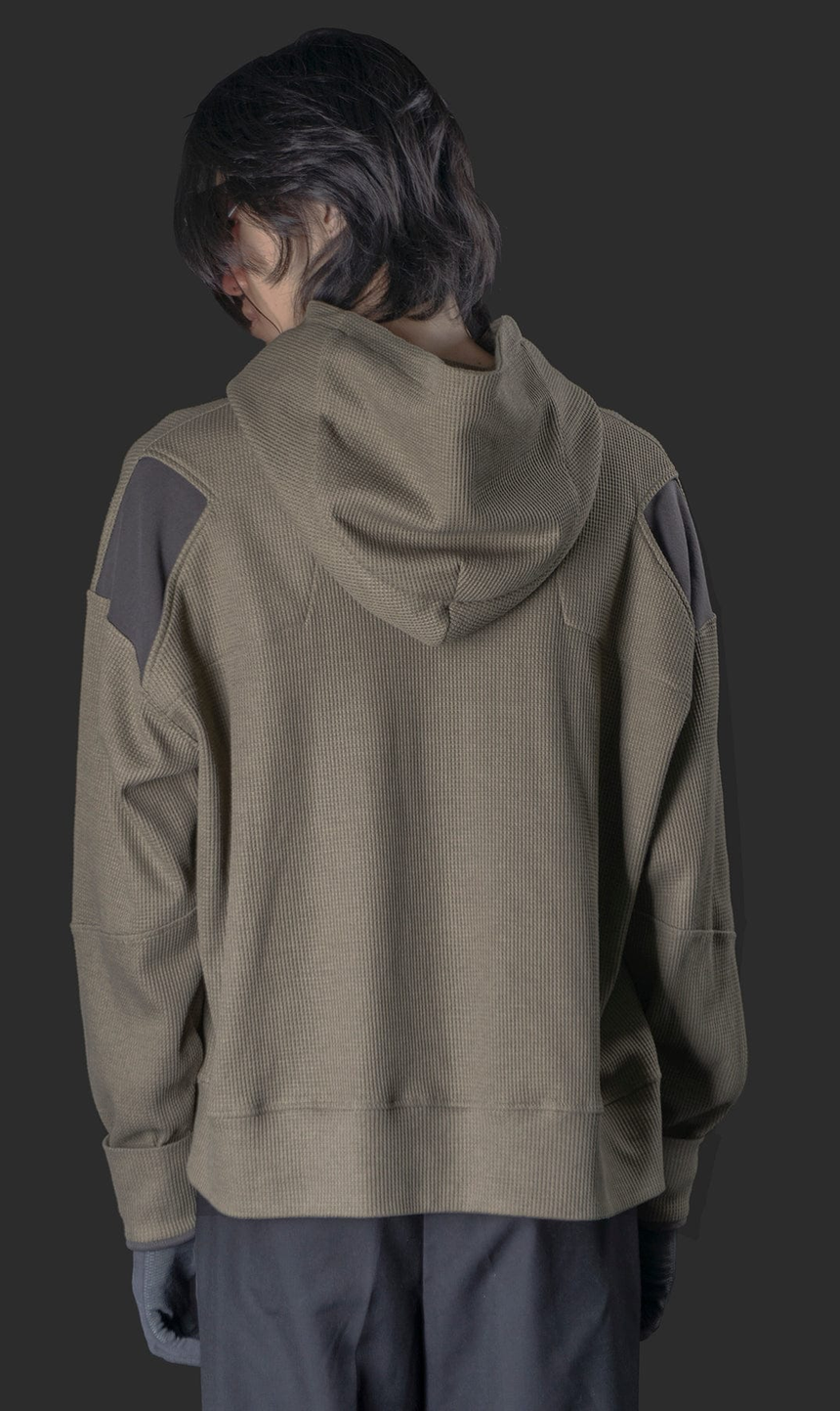 NOTINLIST [HYBRID] Waffle Hoodie Alpha – APOC STORE