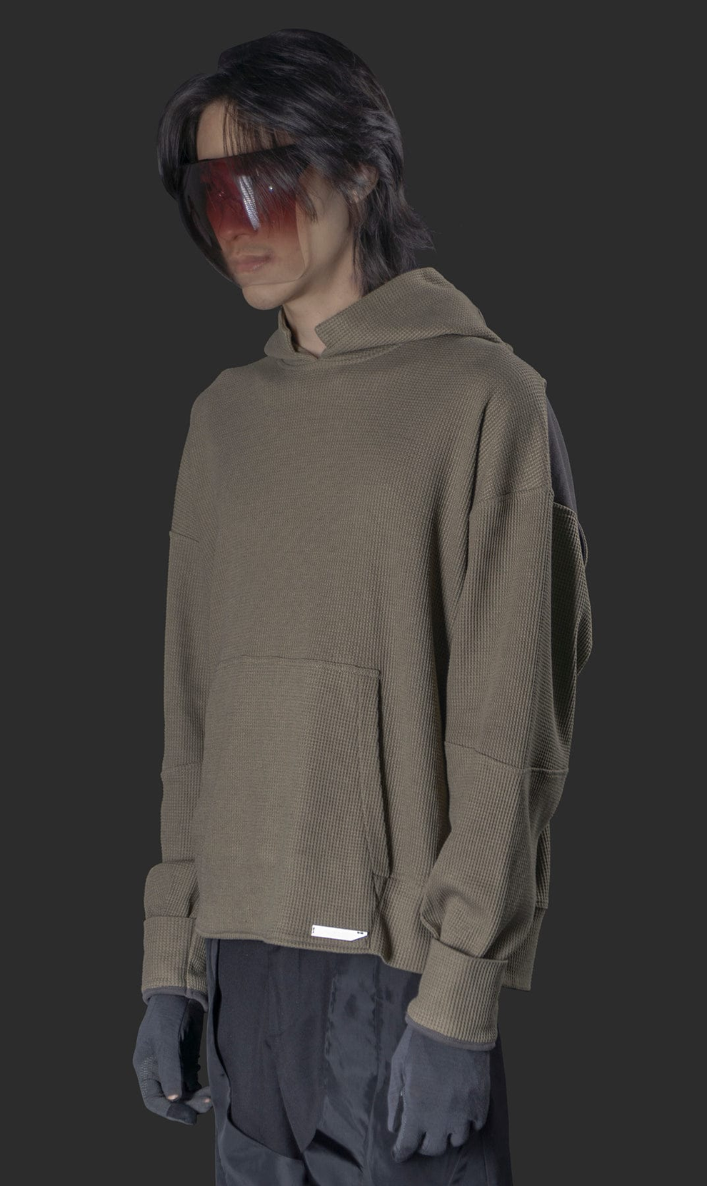 NOTINLIST [HYBRID] Waffle Hoodie Alpha – APOC STORE