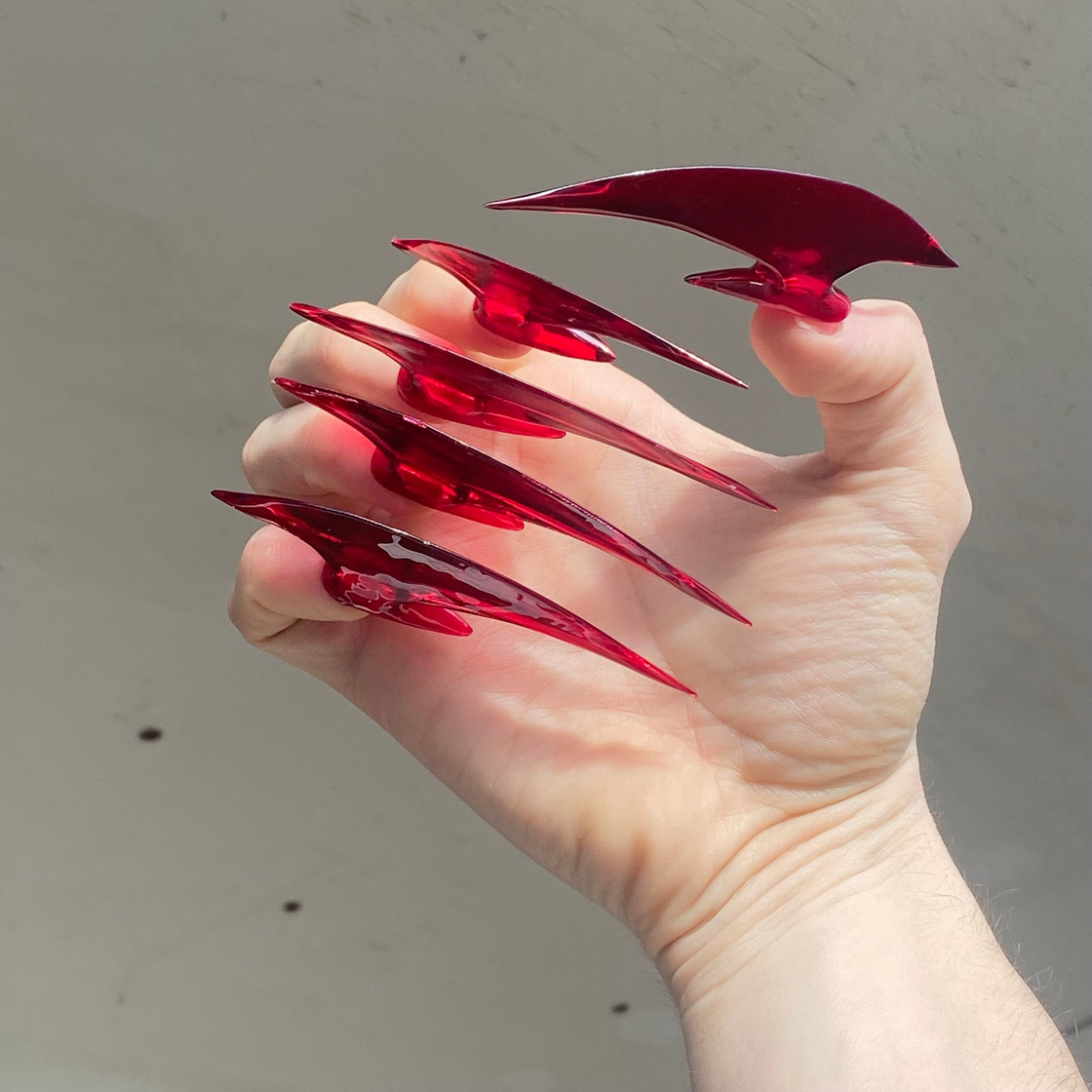 Texto Dallas TD Claws Red Nail Set – APOC STORE