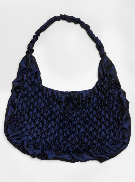 Nensi Avetisian Dark Blue Large Smocking Bag – APOC STORE
