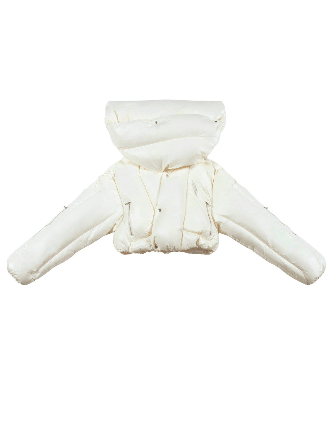 Izzy Du HYDRA SHORT PUFFER - CREAM – APOC STORE