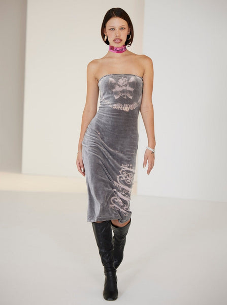 RAMP TRAMP TRAMP STAMP Yummy Mummy Tube Dress Star – APOC STORE