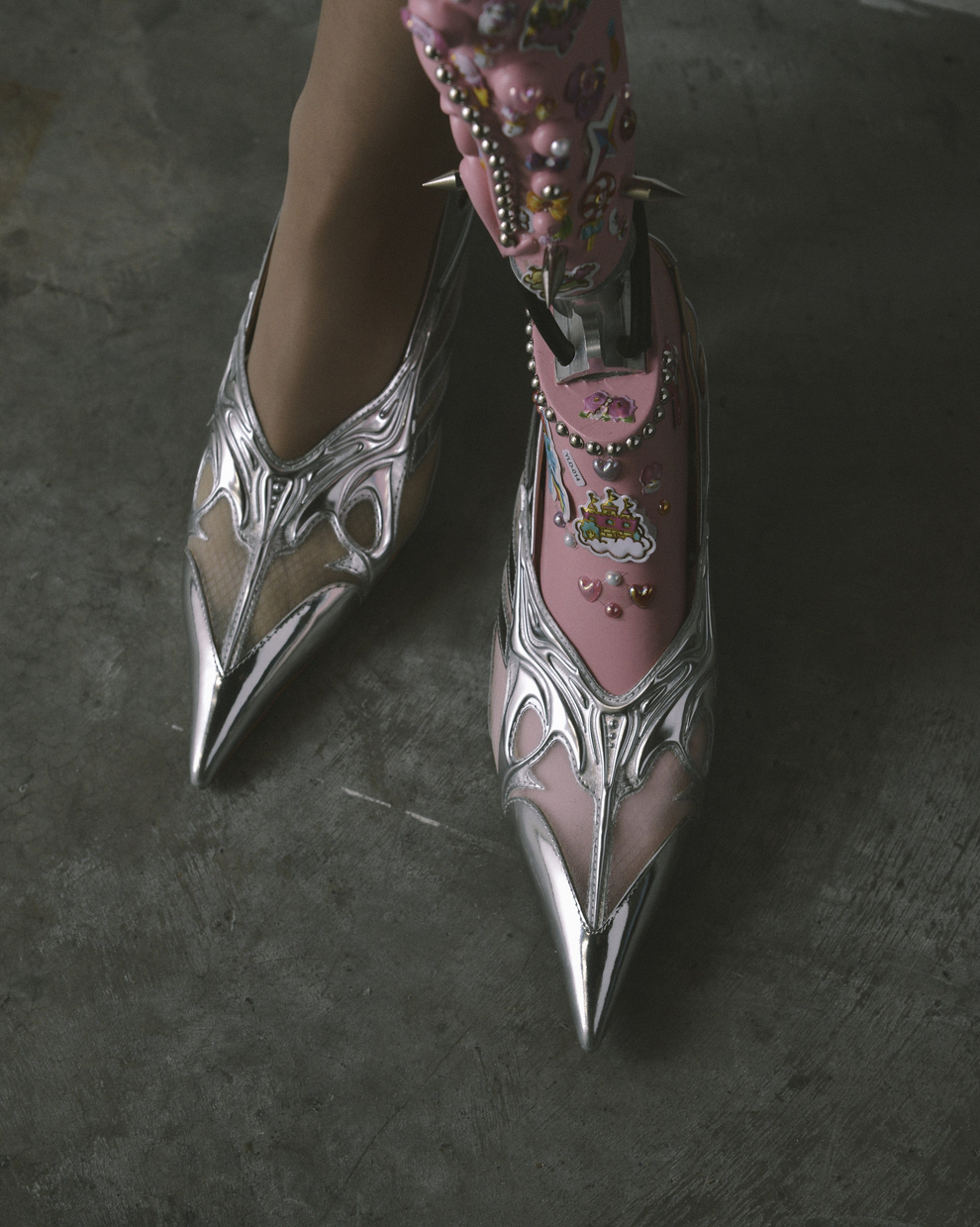 Invasive Modification Silver Scylla Pumps – APOC STORE