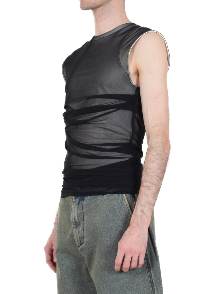 XIMONLEE Creased Layered Muscle Tank – APOC STORE