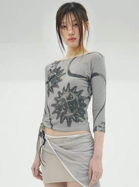 Lalameemee apollo jersey top grey – APOC STORE