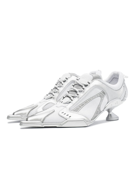 EMPTY BEHAVIOR Interstellar high heel sneaker silver – APOC STORE
