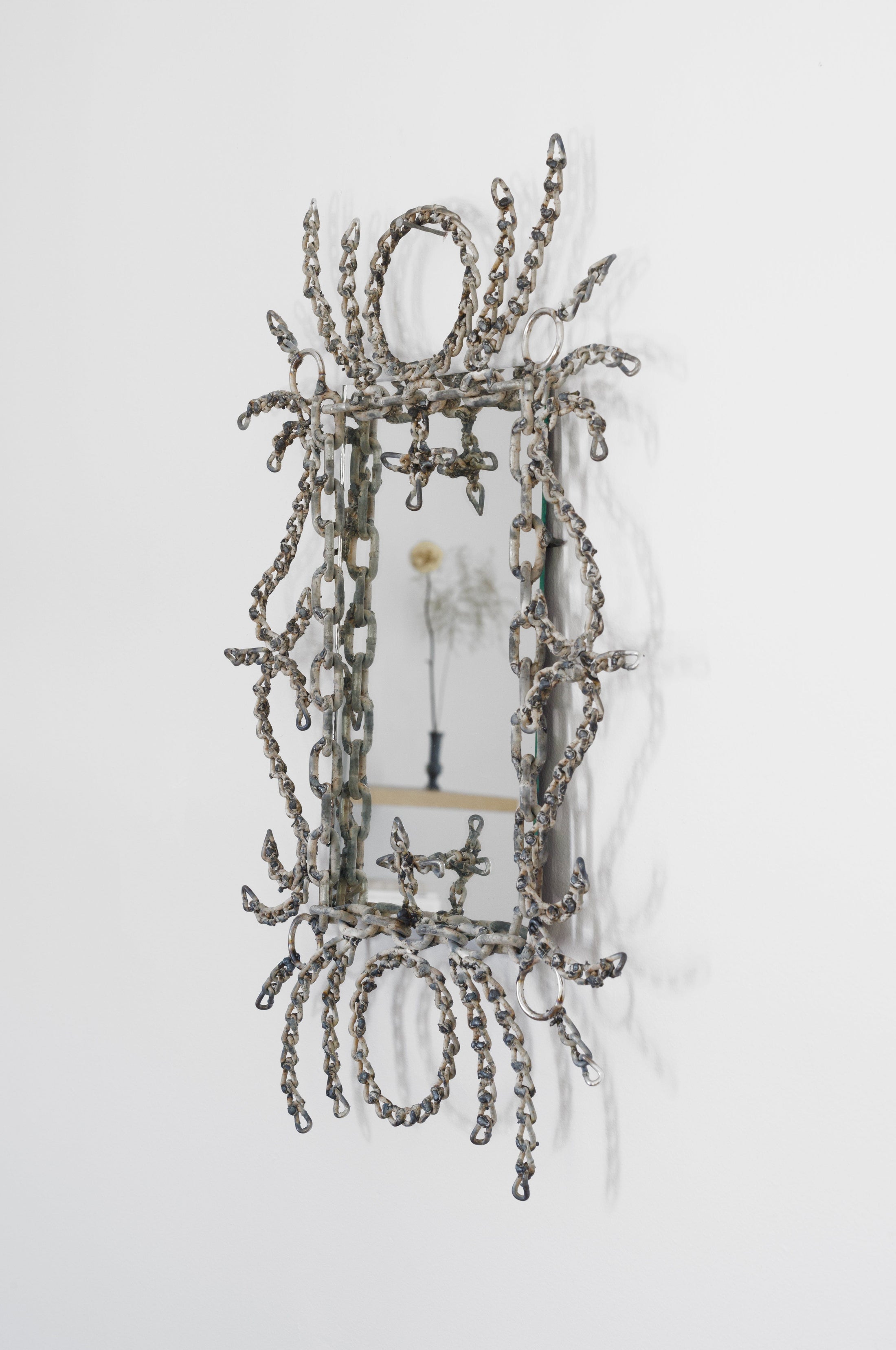 welded chain framed mirror .1 – APOC STORE