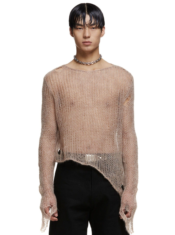 XIMONLEE Mohair Loose Knit Jumper – APOC STORE