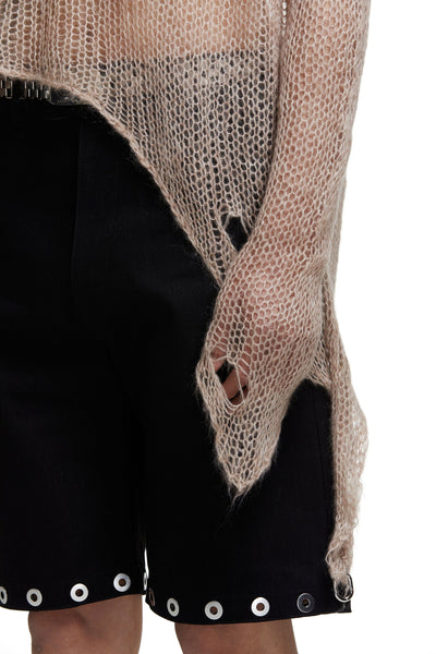 XIMONLEE Mohair Loose Knit Jumper – APOC STORE