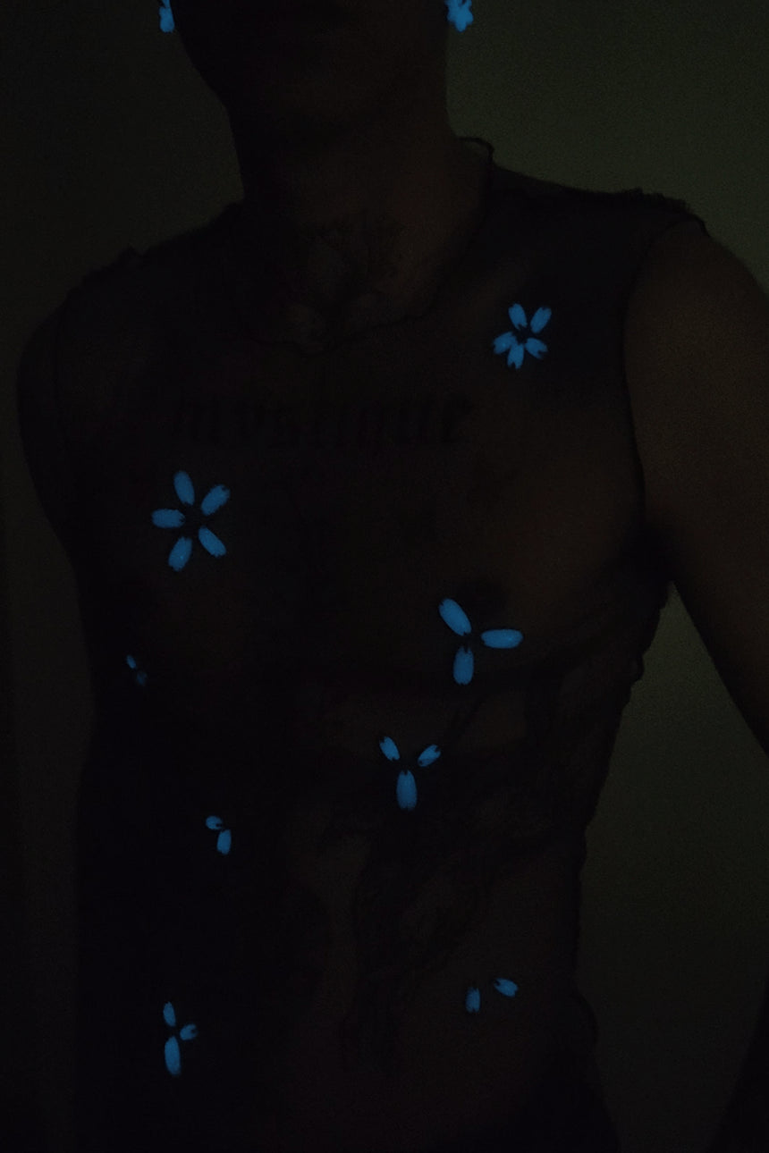 TRANSE PARIS Transparent Top With Luminous Stones – APOC STORE