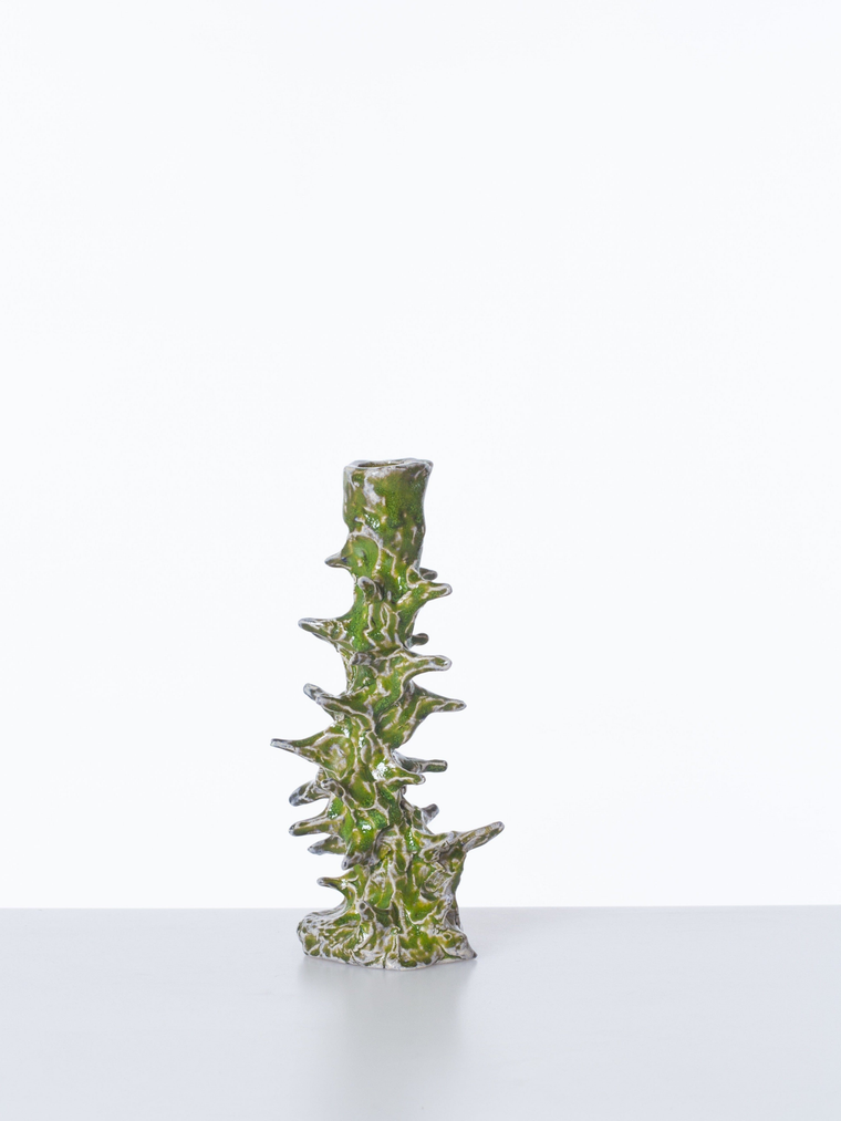 Alex Zeta Spike Candleholder Green – APOC STORE