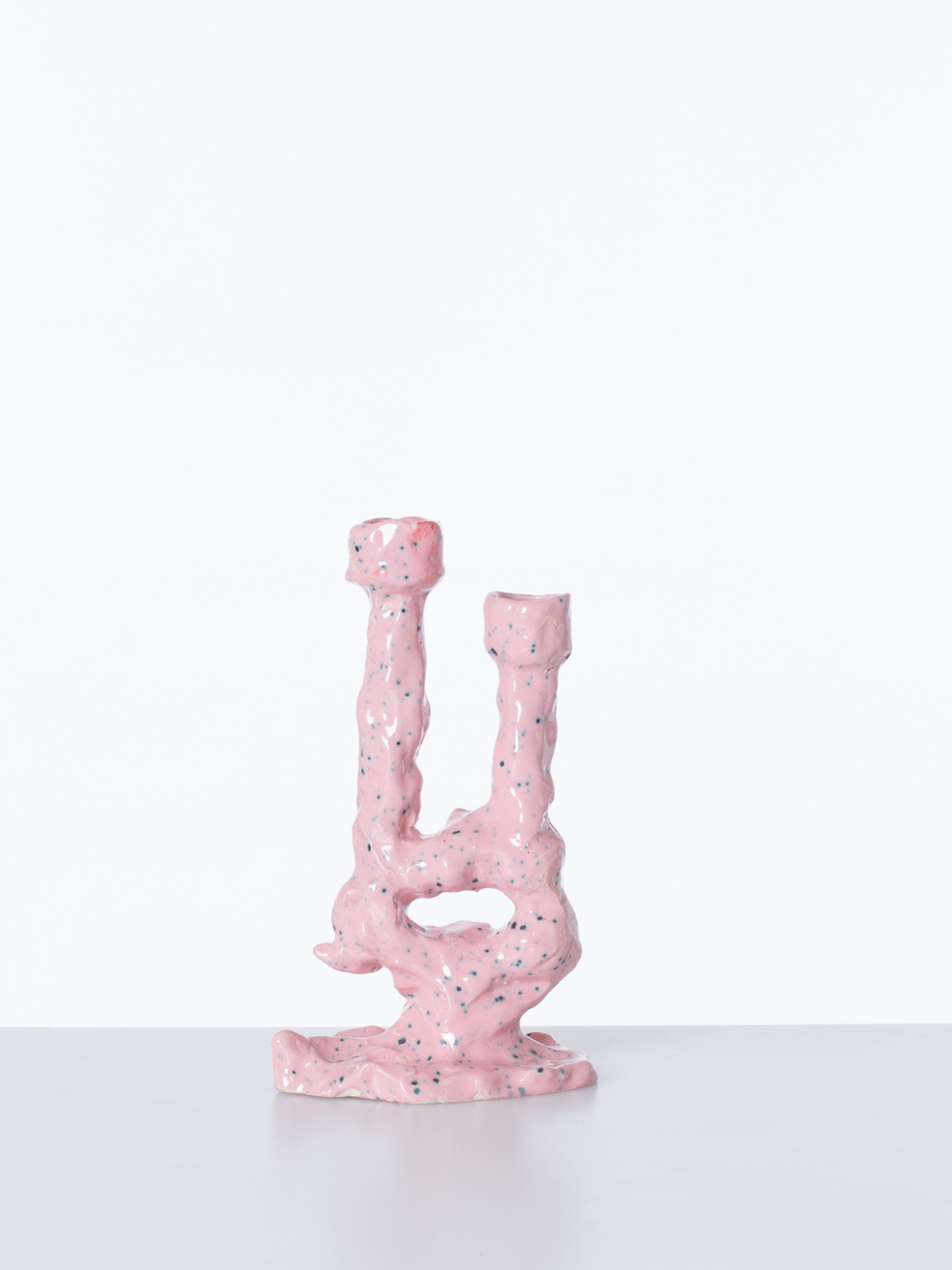 Alex Zeta Double Candleholder Pink – APOC STORE