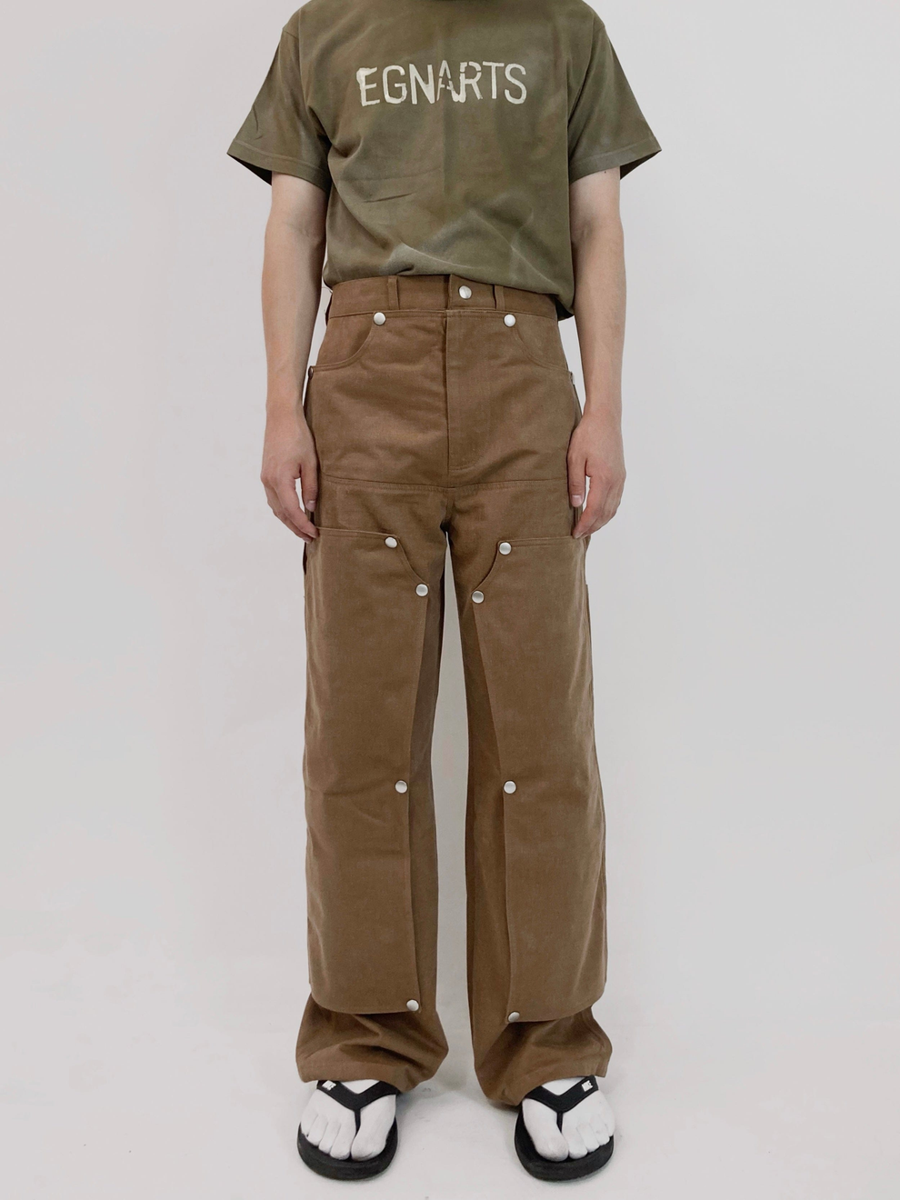 EGNARTS Brown Hidden Pocket Pants – APOC STORE