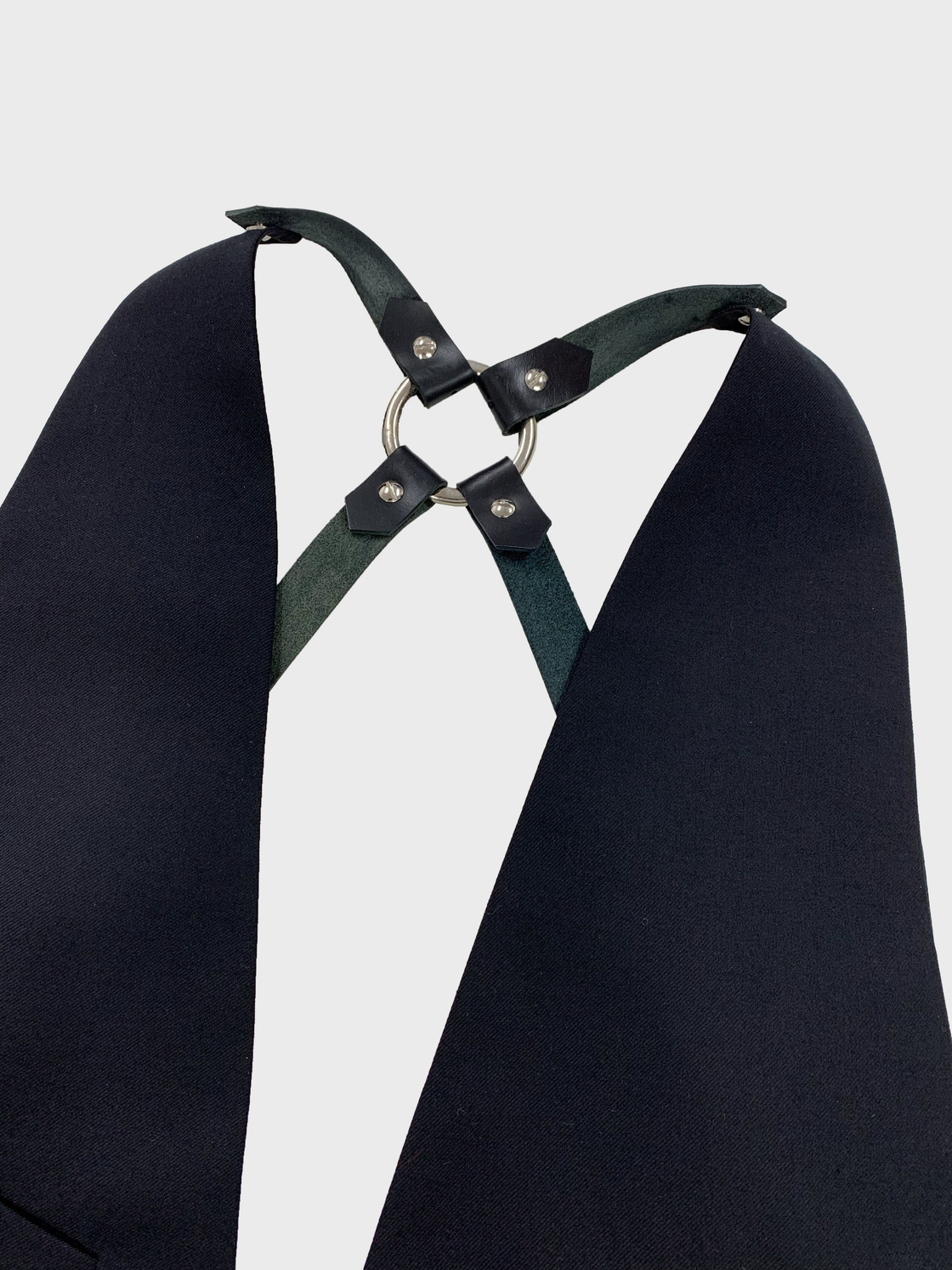 Ella Boucht Leather Harness Waistcoat Black – APOC STORE