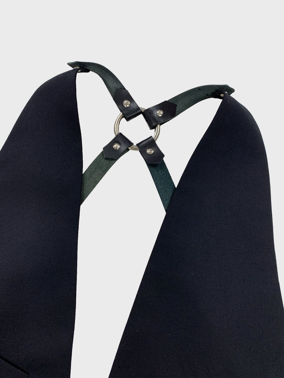 Ella Boucht Leather Harness Waistcoat Black – APOC STORE