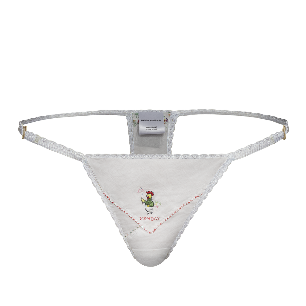 RAMP TRAMP TRAMP STAMP Days of The Week G-Strings - Monday (Cute ...