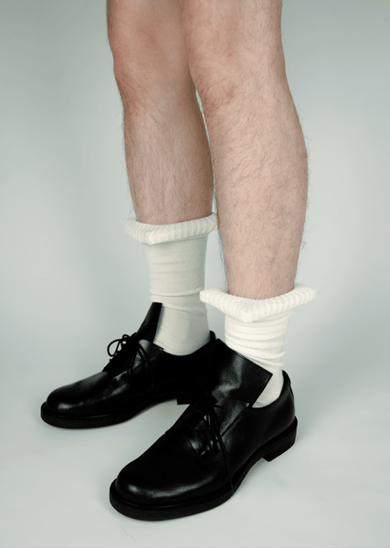 SHEK LEUNG Framed Sock Ivory – APOC STORE