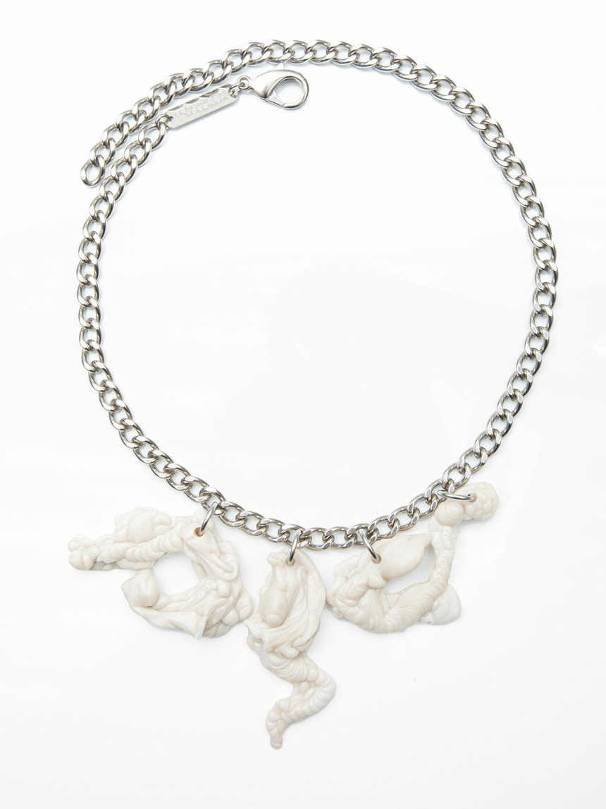 Vanessa Schindler Cream Bioresin Chain Necklace – APOC STORE