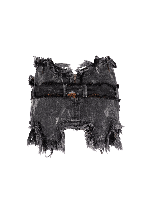 Karlaidlaw Denim Garter Skirt – APOC STORE